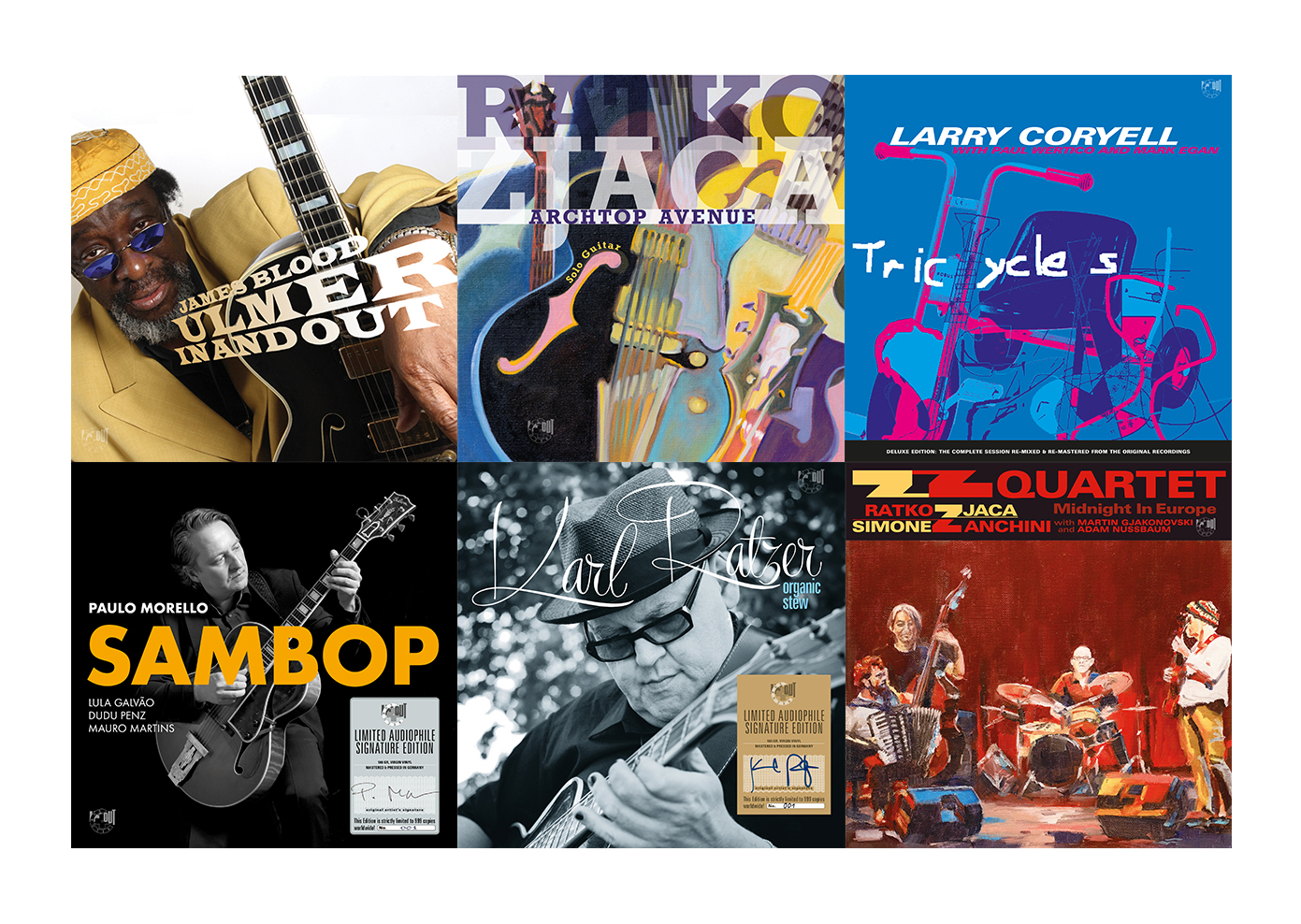 BUNDLE "Jazz Guitar"(6 Albums/9 LPs) - IN+OUT Records GmbH